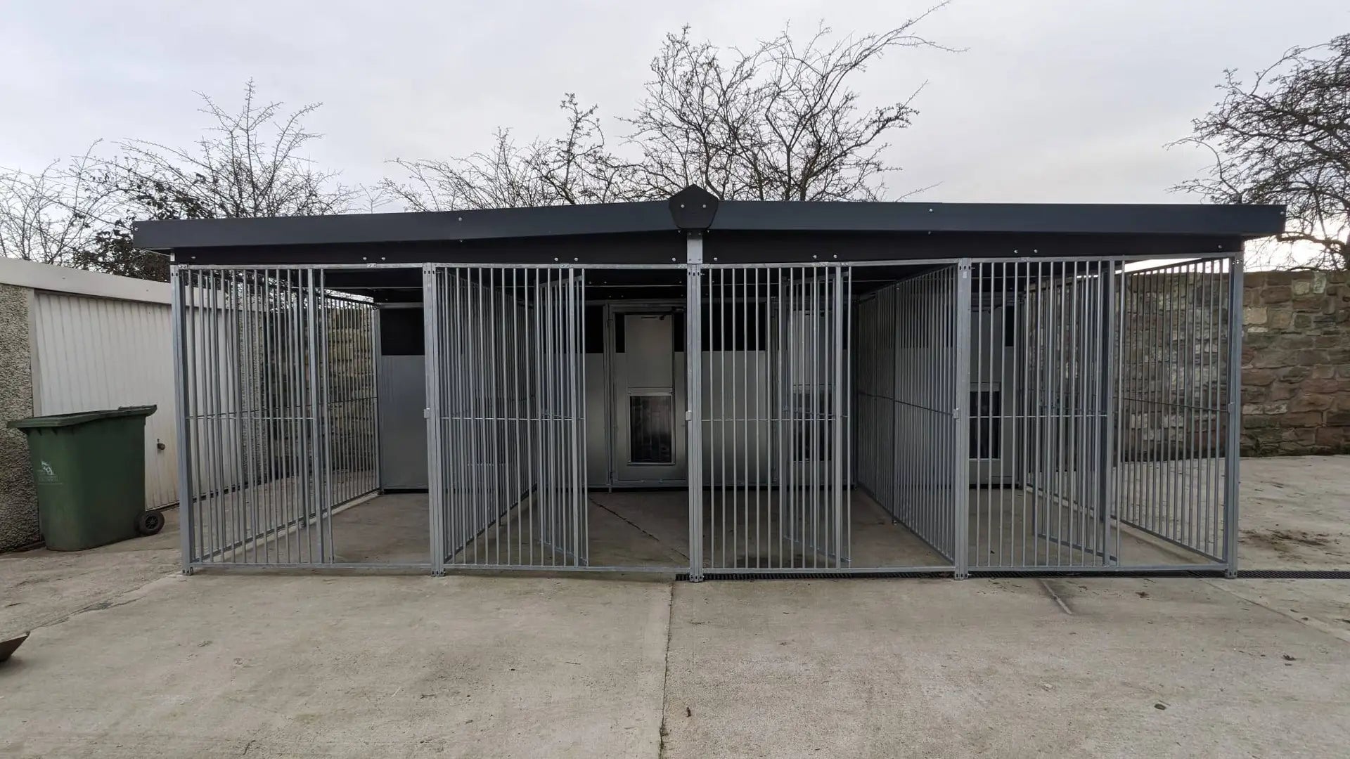 WPC Thermal Composite Dog Kennels - Four Bay - Benchmark Kennels