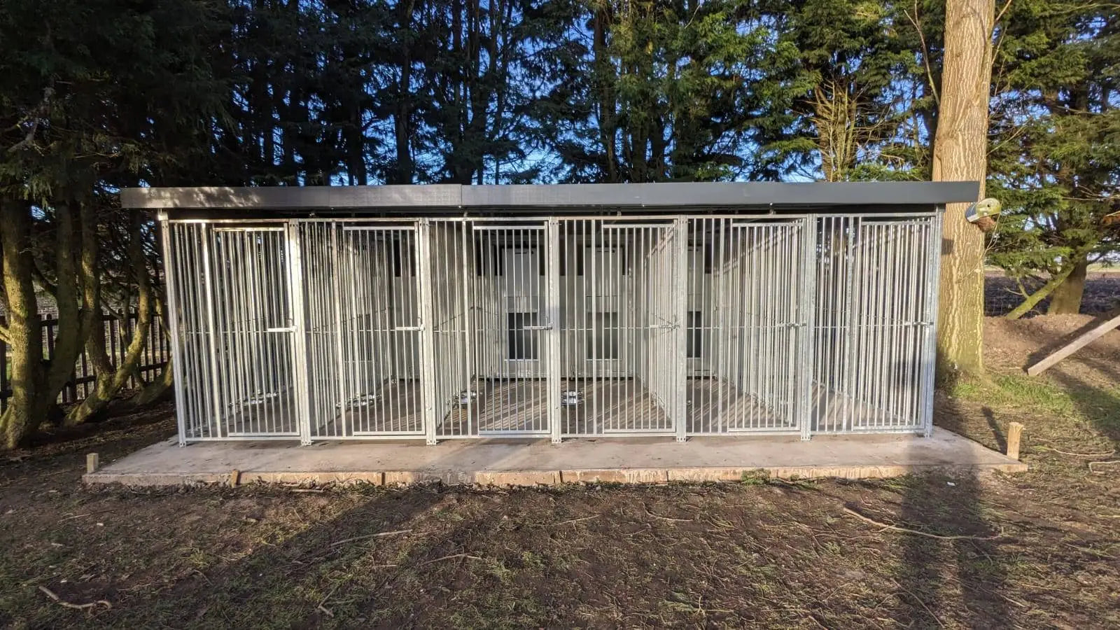 WPC Thermal Composite Dog Kennels - Six Bay - Benchmark Kennels